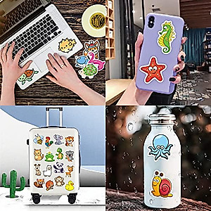 WABOOC Scrapbook Supplies/Stickers for Kids Teens Journaling/Vision Board Supplies Waterproof Vinyl Planner/Valentines Stickers for Water Bottle, Sticker Book, DIY Stickers for Journaling 100PCS