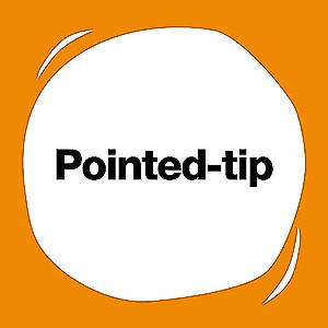 Fiskars 5" Pointed-Tip Scissors for Kids 4-7 with Non-Stick Blades (3-Pack) - Scissors for School or Crafting - Back to School Supplies - Sports Design