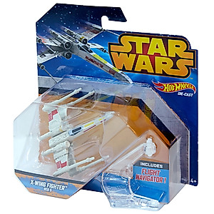 Hot Wheels Star Wars Starship X-Wing Skywalker Vehicle, Red