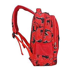 ZDKESGD School Backpack for teen boys girls 3D Comic Schoolbag Anime Cartoon Waterproof Bookbag