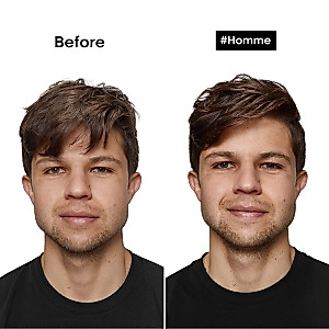 L'Oreal Professionnel Men’s Styling Pomade - For All Hair Types, Provides Medium Hold and Matte Finish