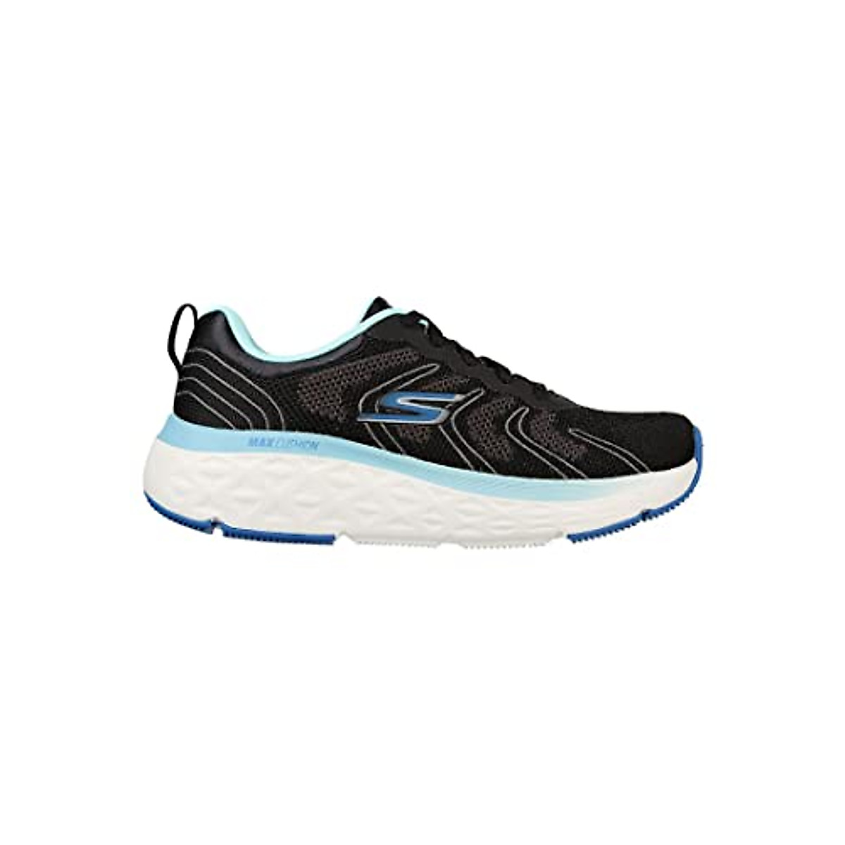 Skechers Max Cushioning Delta Black/Blue 5 B (M)