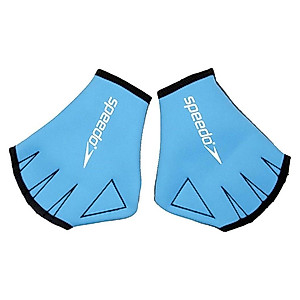 Speedo Unisex Adult Aqua Glove, Blue, Small