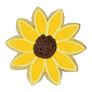 R & M International Daisy Soft-Grip Cookie Cutter, One Size, Yellow
