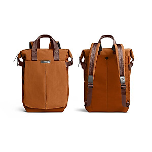 Bellroy Tokyo Totepack, water-resistant woven convertible backpack and tote bag - Bronze