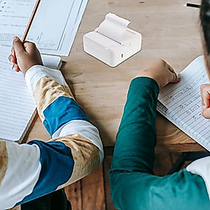 STOBOK 1 Set Thermal Label Printer Pocket Thermal Shipping Label Printer for Shipping Packages Postage Home Small Business Pink