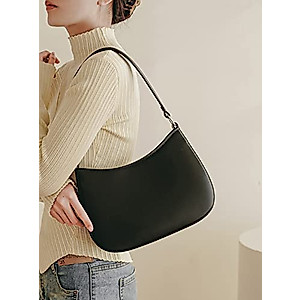 PS PETITE SIMONE Small Shoulder Bags for Women Mini Purse Hobo Handbags Leather Purses for Women