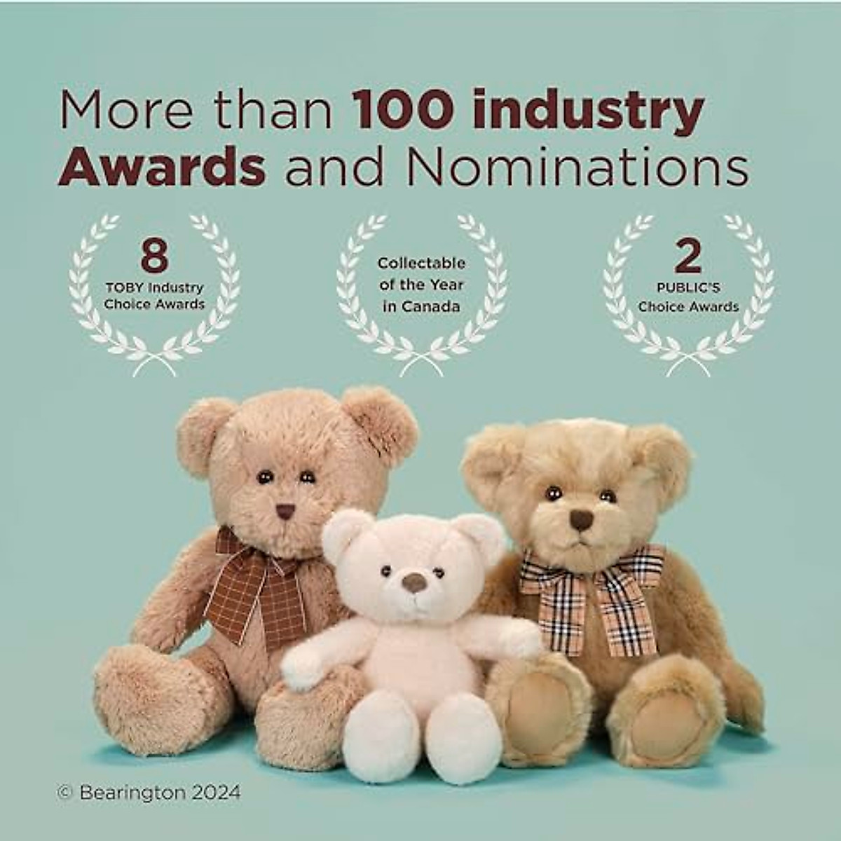 Bearington Collection Baby Shaggy The Brown Teddy Bear Plush, 11 Inch Bear Stuffed Animal