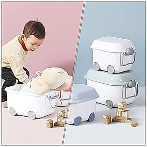 Cabilock Toy Bins Toys Storage Portable Storage Box Toys Organizer box toy storage bins toy storage box with Handle Organization Toy Bins Toys Storage
