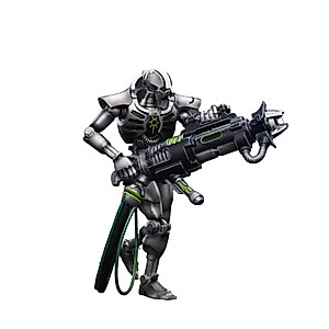 JoyToy 1/18 Warhammer 40,000 Action Figure Necrons Sautekh Dynasty Immortal with Tesla Carbine Collection Figure