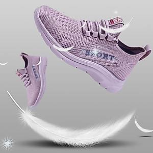 Cozystep Women's Walking Shoes Lightweight Running Sports Shoes Breathable Mesh Fashion Sneakers.