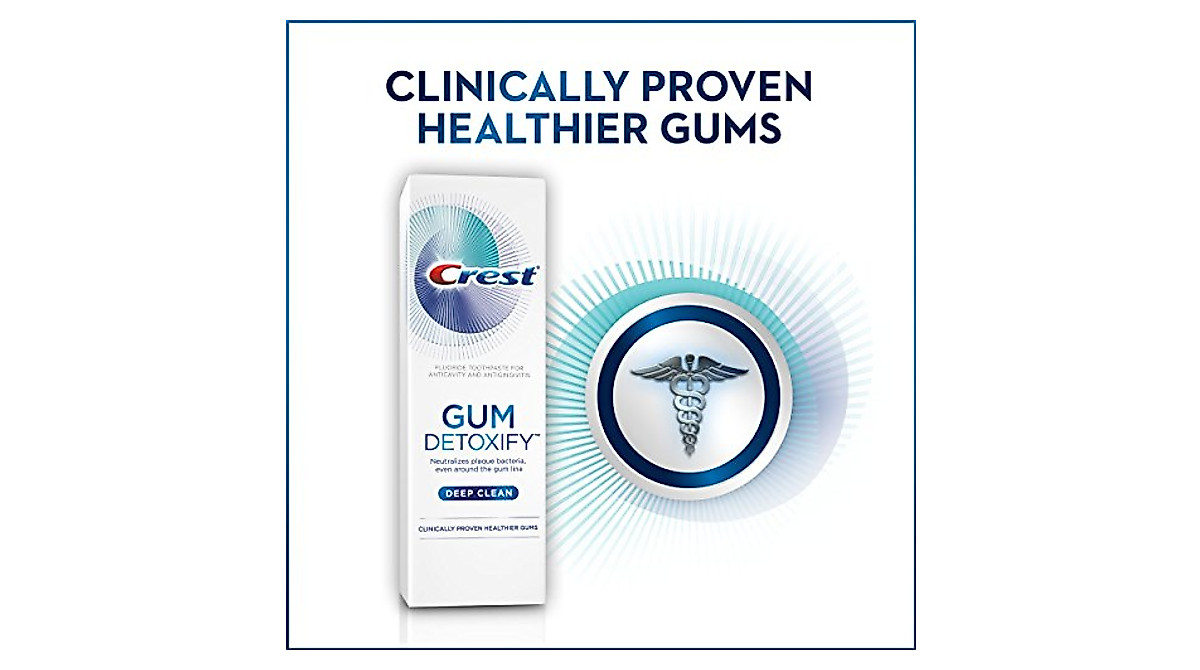 Crest Gum Detoxify Deep Clean Toothpaste for Healthy Gums