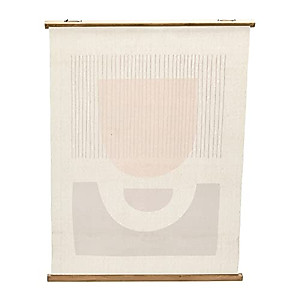 Main + Mesa Modern Boho Wood Scroll Wall Décor