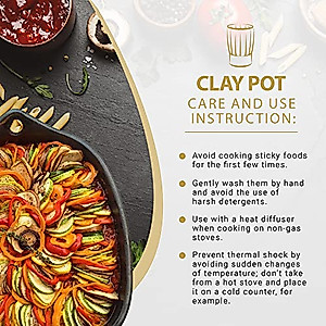 Toque Blanche Authentic Chamba Black Clay Oval Platter - Clay Serving Platter with Handles - Serving Platters and Trays for Parties - 12"