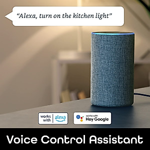 Geeni LUX Edison ST21 (ST64) Edison WiFi LED Smart Bulb, 2700K-6500K 8W, E26 Base, Dimmable, Tunable White Light, Works with Alexa & Google Home, 2 Pack