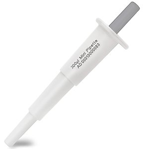 ONiLAB Mini Fixed Volume Pipette Manual Single Channel Pipettor, Laboratory Micro Pipette ，Micropipette Volume 200μl Gray