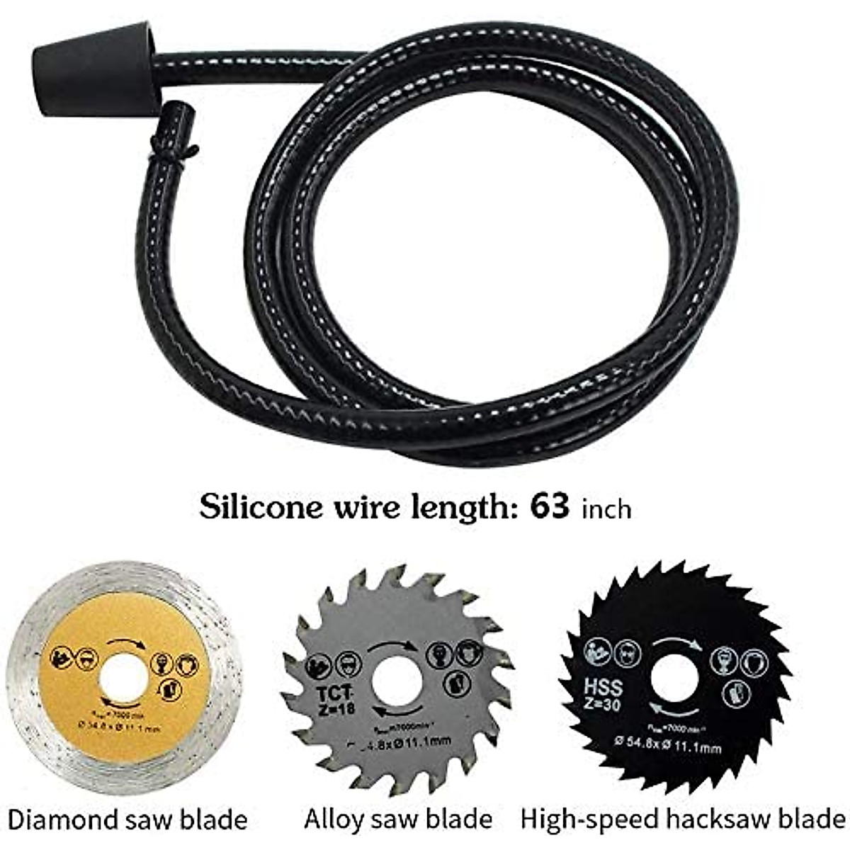 Multifunction Mini Circular Saw Machine Set, 400W High Powered Circular Saw Machine, Professional Compact Circular Saw with 3 Carbide Tipped Blade and Tool Box, for Cut Drywall,Tile, Metal