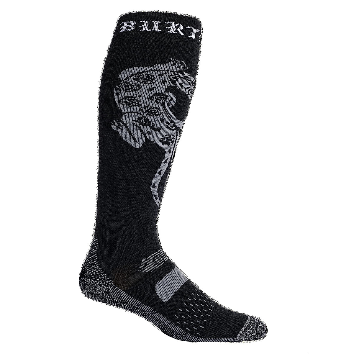 Burton Men's Standard Performance Midweight Socks, Name Dropper, Small