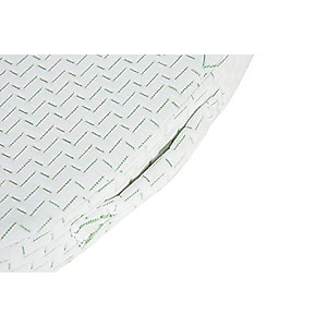 Bamboo Seat Cushion Pillow for Office Chair - Memory Foam Pad for Tailbone, Sciatica, Lower Back Pain Relief, Ergonomic and Non-Slip, Machine Washable Cover (Pack of 1)