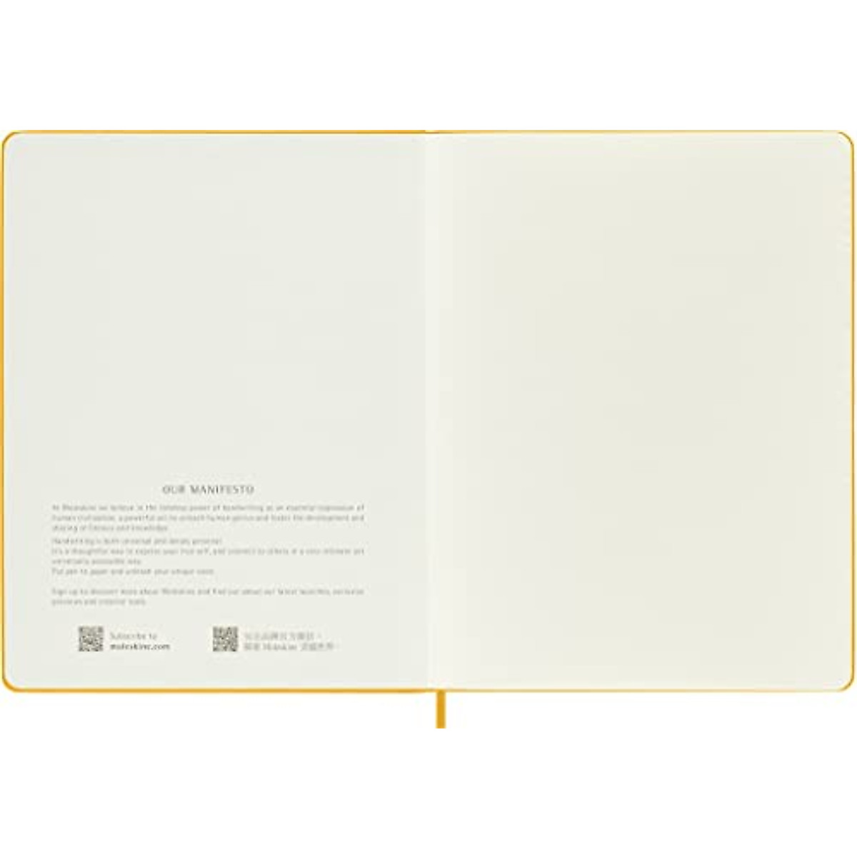 Moleskine Classic Notebook, Hard Cover, XL (7.5" x 9.5") Ruled/Lined, Hay Yellow (Silk), 192 Pages