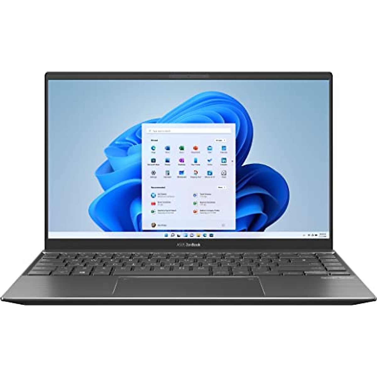 ASUS Ultra-Slim Zenbook 14.0" FHD IPS Laptop | AMD Ryzen 5 5500U | NVIDIA GeForce MX450 | Wi-Fi 6 | Harman Kardon Audio | HD Webcam | Backlit KB | USB-C | Windows 11 (8GB RAM | 256GB PCIe SSD)