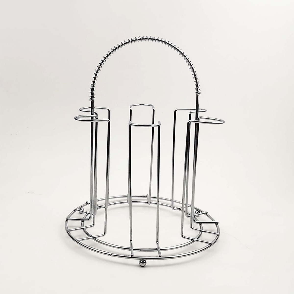 JOROBURO Glass Water Cup Rack, Bracket Stainless Steel Household Draining Cup Storage Rack Holder, Glass Tumbler Organizer Cup Mug Organizer Kitchen Storage and Accessories for Party