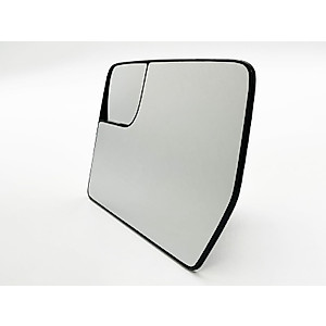 APA Replacement for Mirror Glass with Spotter Glass Non-Heated 2011-2014 F150 and SVT RAPTOR Pickup Truck Driver Left Side BL3Z17K707D FO1324144