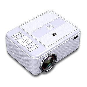 RCA RPJ140 Projector With Built-in Bluetooth & DVD Player - Movie Projector - 1080P Supported For HD, Video & Screens - Portable DVD Projector For Home Theater Compatible With Phone, Laptop, PS4, Xbox