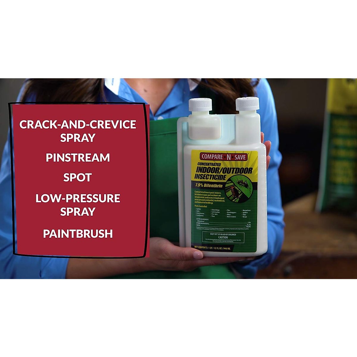 Compare-N-Save 7.9% Bifenthrin Concentrate for Insect Control, 8-ounce