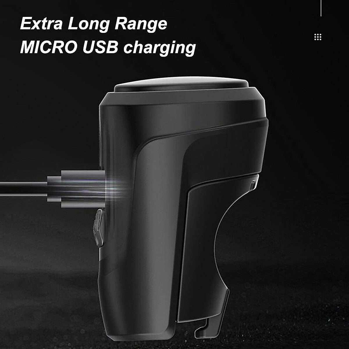 Electric Bike Bell, USB Rechargeable Battery 125db Anti-Theft Alarm Loud Electric Bike Horn for Adults Waterproof Bicycle Horn for MTB/BMX/Scooter/Road Cycling