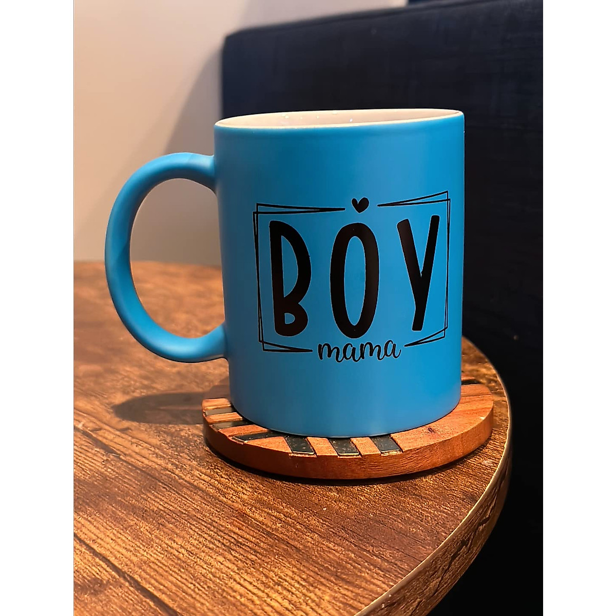 #BOYMOM | Boy Mom | 11 OZ Matte Custom Boy Mama Coffee Mug - Mom Mug - New Mom Cup Mother of Boys Wine Tumbler Best Mom Coffee Mug Tumbler