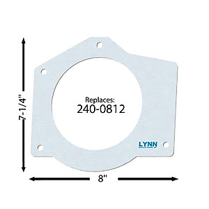 Lynn Manufacturing Replacement Quadrafire Combustion Blower Housing Gasket 240-0812, 2380J