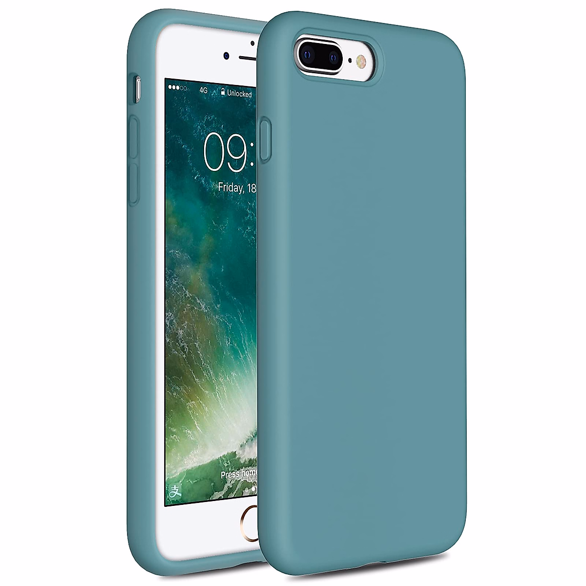 Miracase iPhone 7 Plus case,Night Green