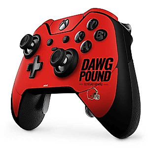 Skinit Decal Gaming Skin Compatible with Xbox One Elite Controller - Officially Licensed NFL Cleveland Browns Team Motto Design
