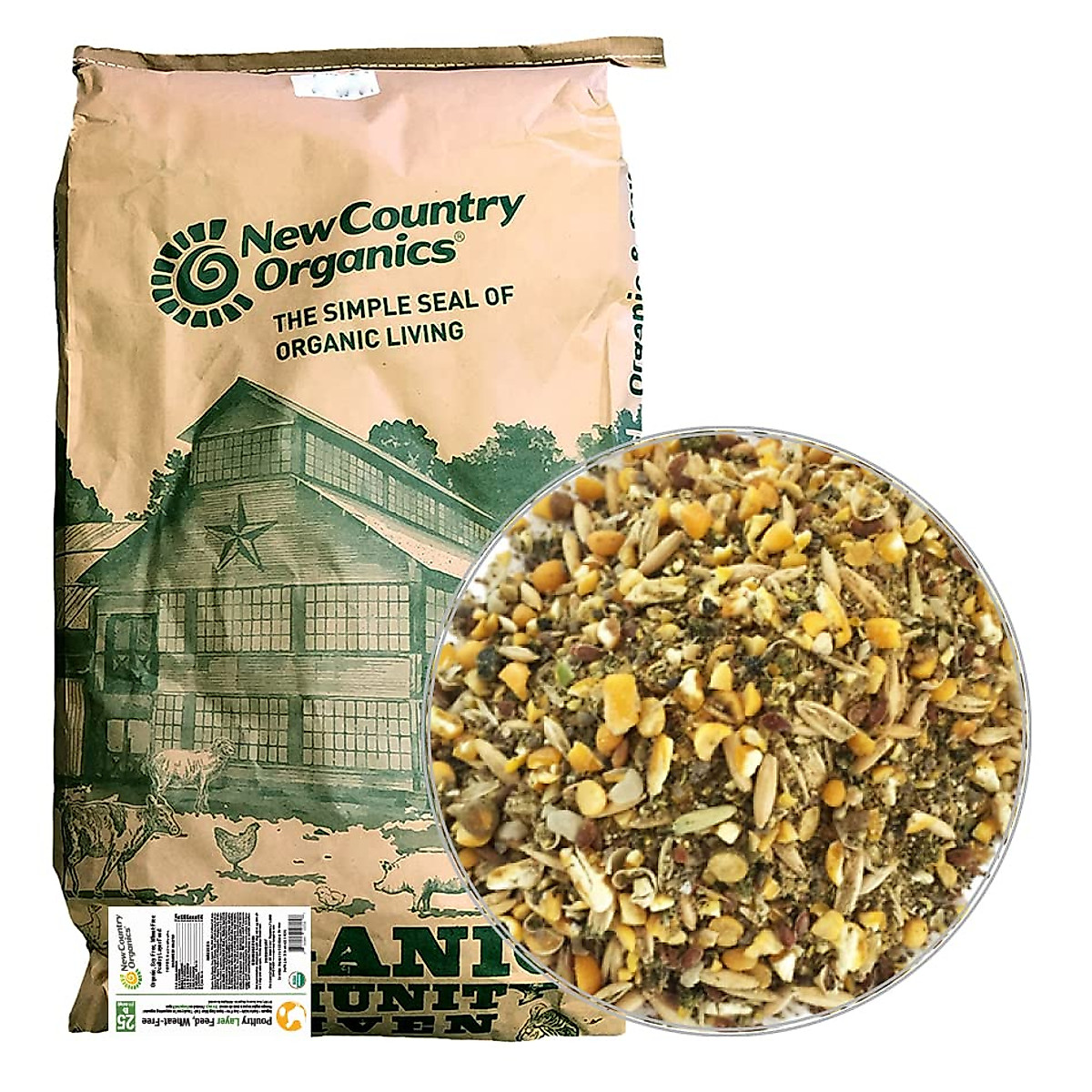 New Country Organics Soy-Free, Wheat-Free Layer 25 lbs