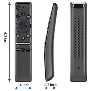 BN59-01312A Smart TV Voice Remote, for Samsung TV Remote, Compatible with All Samsung Series, Smart Curved Frame, QLED LED LCD 8K 4K TVs