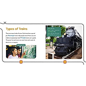 My First Book of Trains: All About Locomotives and Railcars for Kids