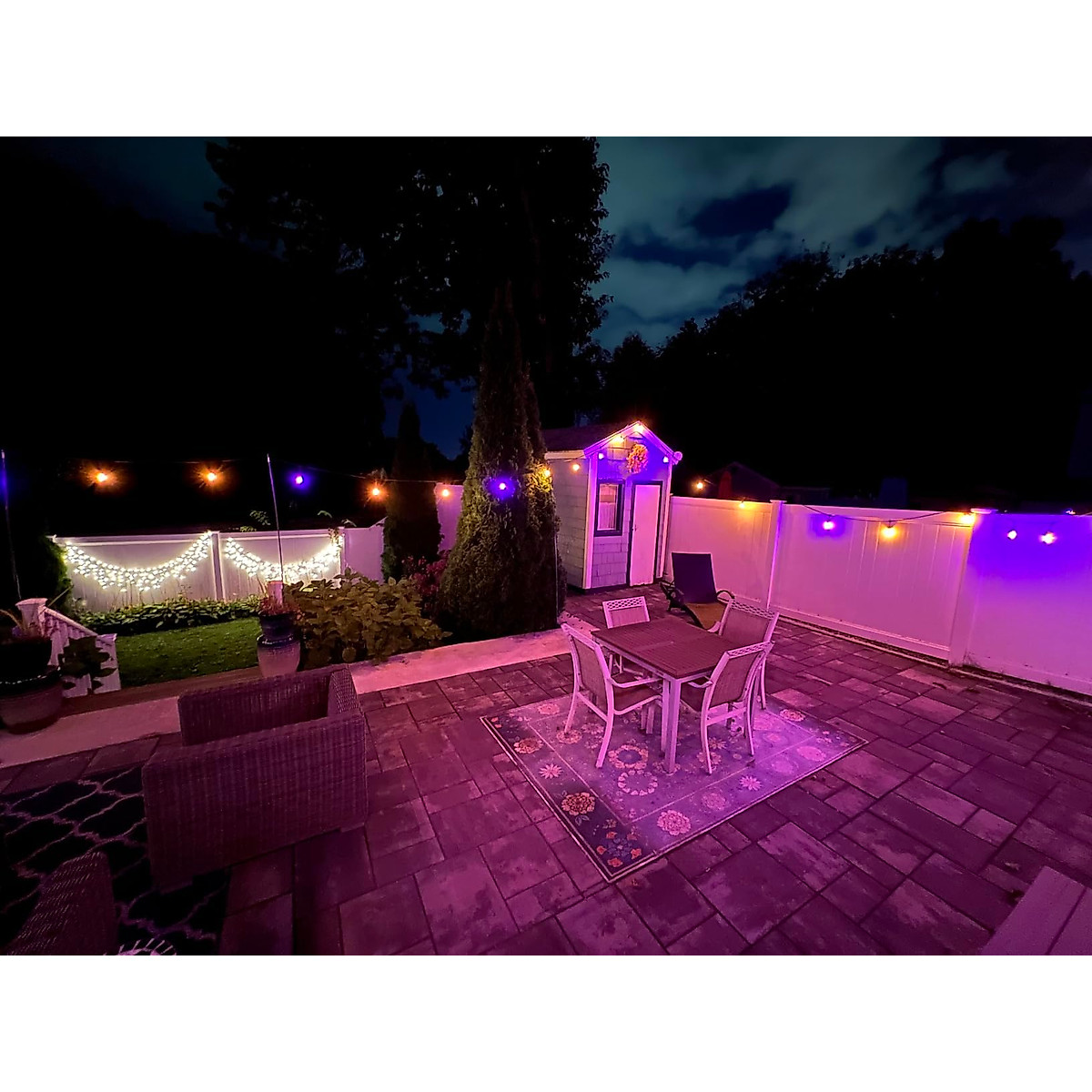 LEOOLS E12 LED Purple Light Bulb,Dimmable Filament LED Purple Light Bulbs, 40 Watt Equivalent Vintage LED Red Bulb,T6 4W LED Edison Chandelier Light Bulbs, Candelabra Red Bulbs,6-Pack