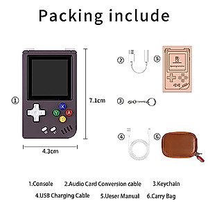 RG Nano Pocket Mini Video Handheld Game Console Keychain 1.54" IPS Screen Aluminum Alloy Game Player Linux System 64G TF Card Preload 5360 Classic Games 1050mAh Battery Hi-fi Speaker