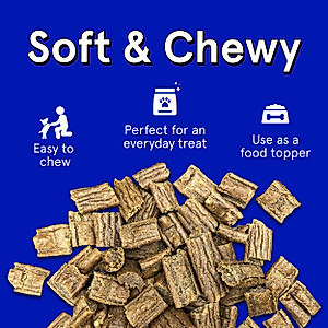 Real Meat Tiny Trainer Bites Dog Treats - 1lb of USA-Made Soft & Chewy Air-Dried Lamb Training Treats for Dogs & Puppies - All-Natural Grain-Free Dog Training Treats with Free-Range Grass-Fed Lamb