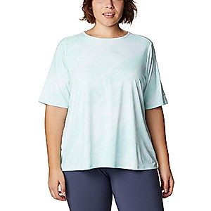 Columbia Women's Chill River SS, Mint Cay Print Sunburst, Large