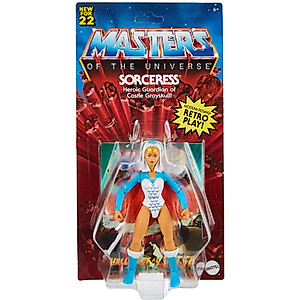 Masters of the Universe Origins Sorceress Action Figure, 5.5-inch Collectible MOTU Figure with Accessory