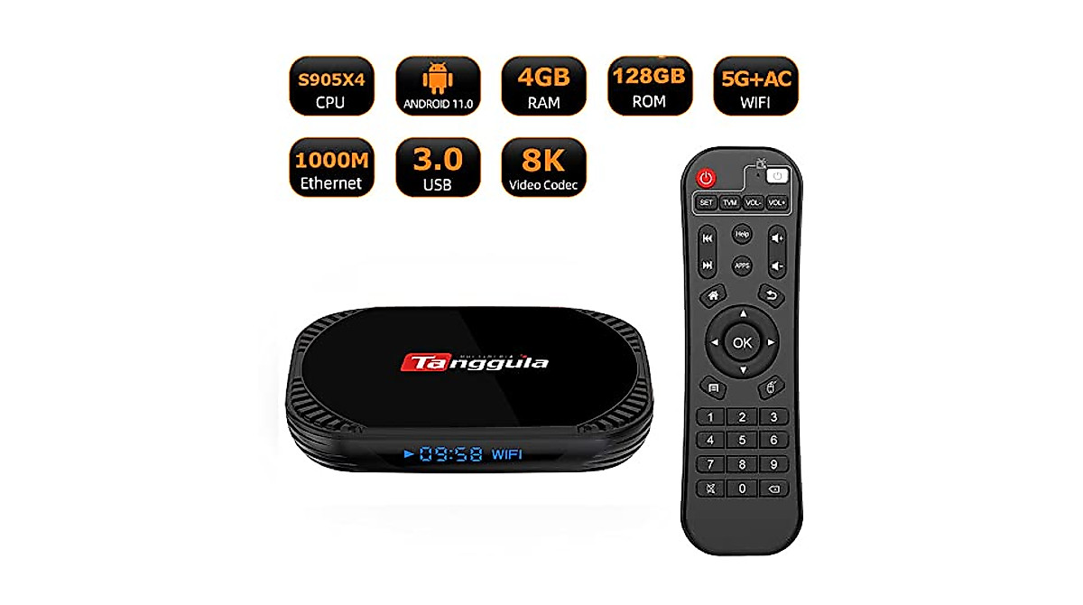 X-verse Tanggula X5 TV Box – 2023 Android 11.0 4K/8K Streaming Device
