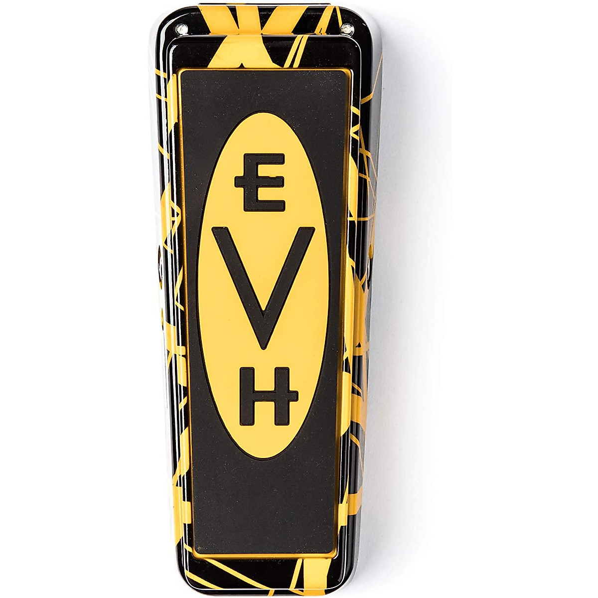 Briskdrop Dunlop EVH95 Signature Wah Pedal Bundle with 2 Instrument Cables, 2 Patch Cables and Dunlop Pick Pack, Yellow,Blue, EVH95-2x2