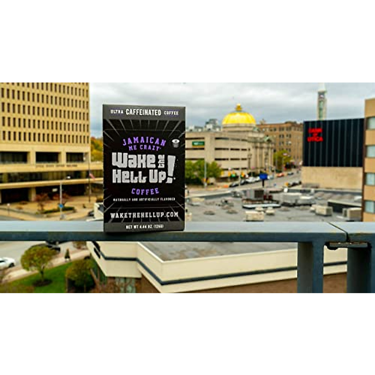 Wake The Hell Up! Jamaican Me Crazy® Flavored Single Serve Coffee Pods Of Ultra-Caffeinated Coffee For K-Cup Compatible Brewers | 12 Count, 2.0 Compatible