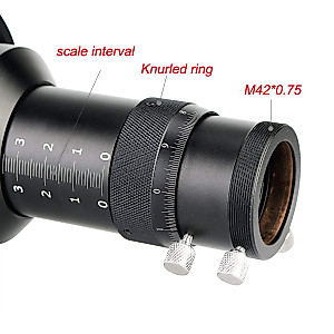 SVBONY SV106 Guide Scope with Helical Focuser Finder and Guide Scope Multi-Use for Astronomical Telescope (50mm)
