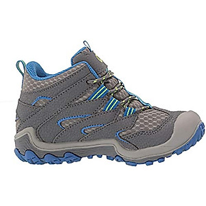 Merrell Chameleon 7 Access MID WTRPF Hiking Boot, Grey/Blue, 11.5 US Unisex Little Kid