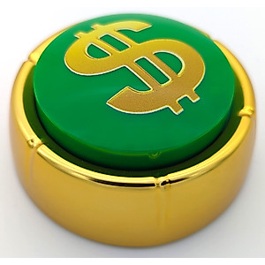 The Money Button | Ka-Ching! Cash Register Sound Effect Button (Batteries Included) Entrepreneur Back to School Office Sales Marketing Gag Gift Hype Nut