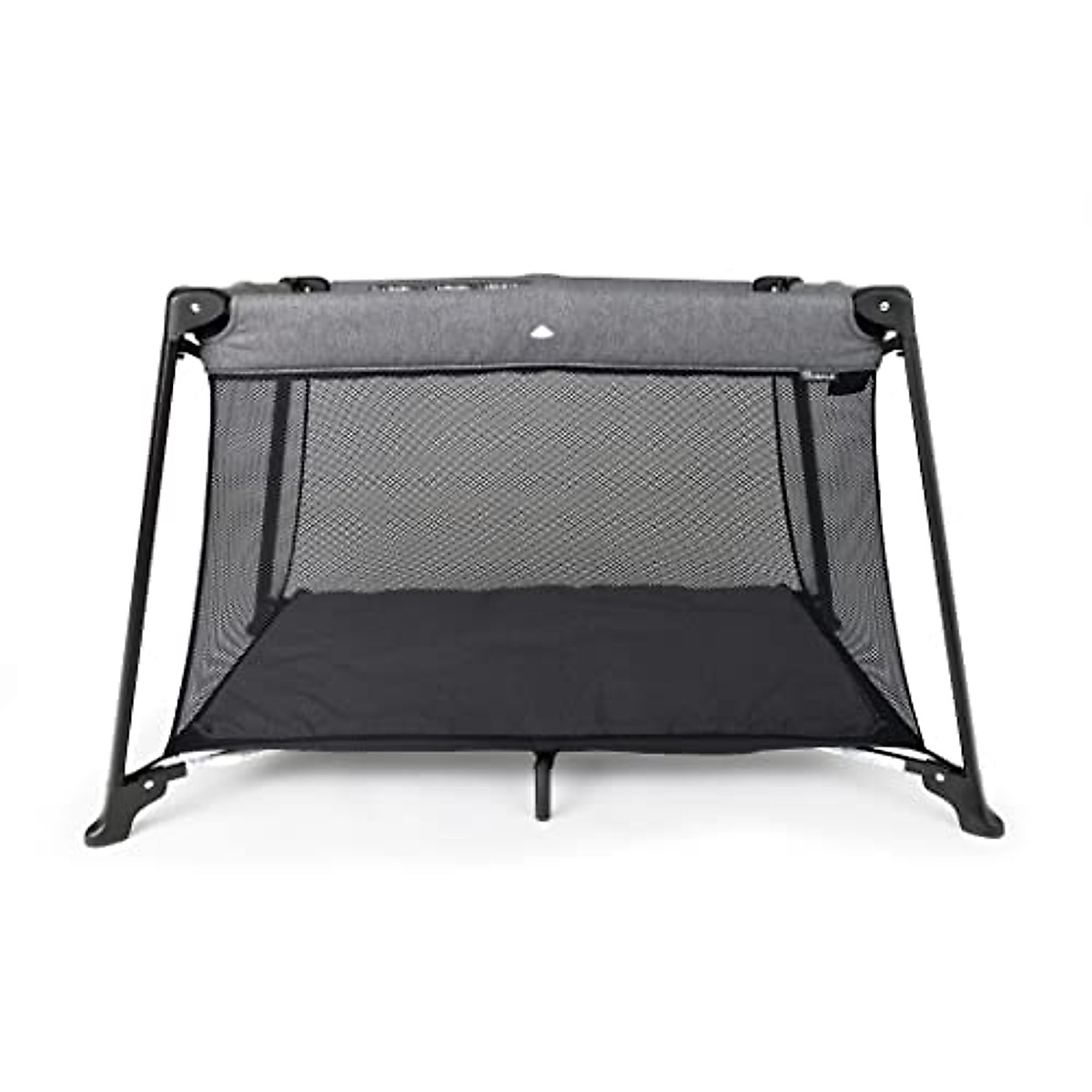 Child Craft Metro Playard, Lightweight Portable Crib with Removeable Baby Bassinet, Travel Crib Includes Convenient Carry Bag and Backpack Style Straps, Black