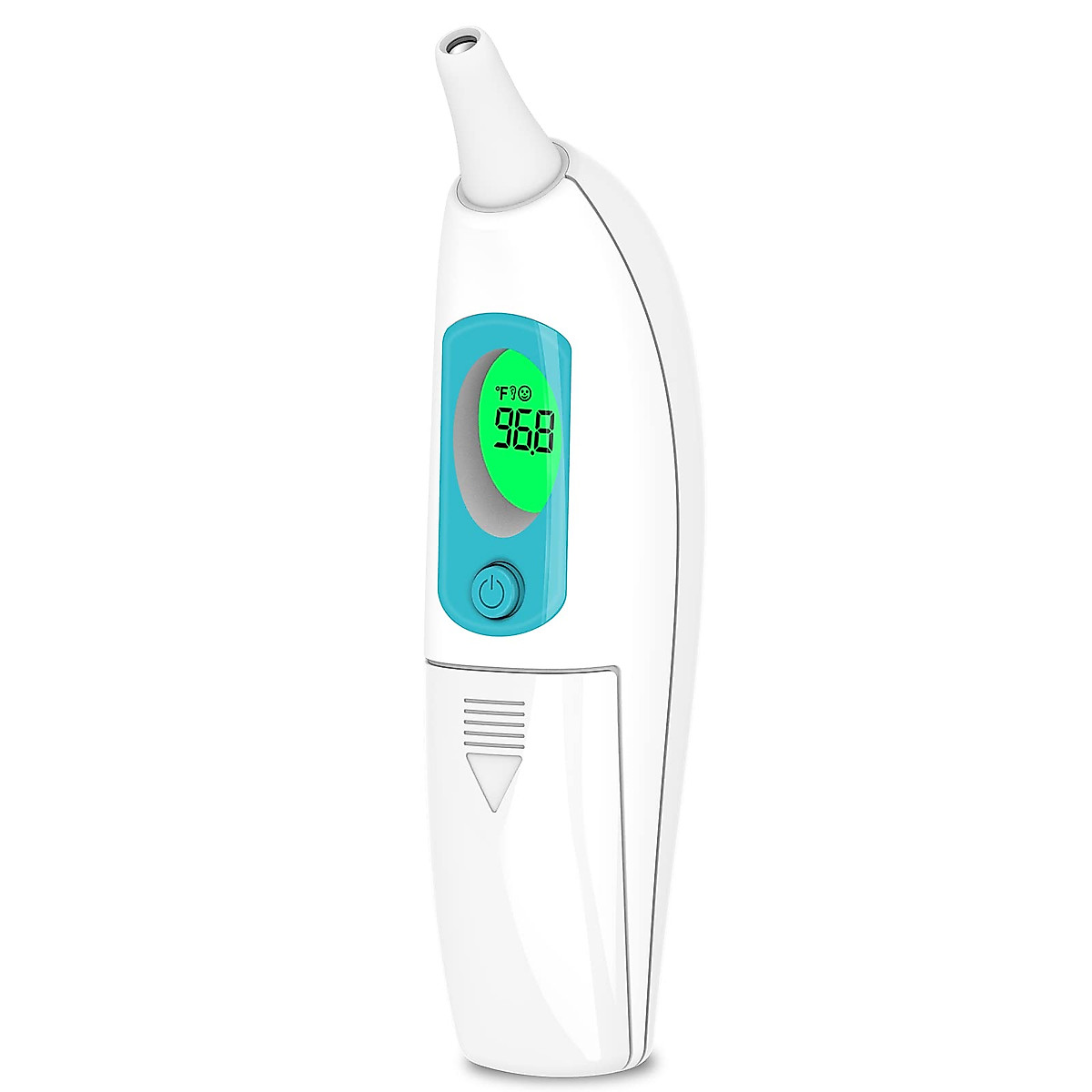 Ear Thermometer for Adults and Kids, Digital Thermometer with Fever Alarm and Instant Accuracy Readings, Infrared Thermometer Gun for Infants, Baby Thermometer, Fast, Reliable
